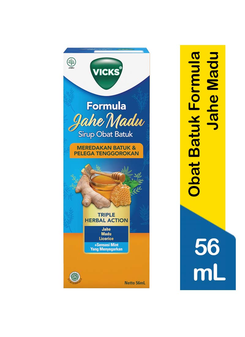 Vicks Obat Batuk Formula Jahe Madu 56mL KlikIndomaret vicks-obat-batuk-formula-jahe-madu-56ml-klikindomaret