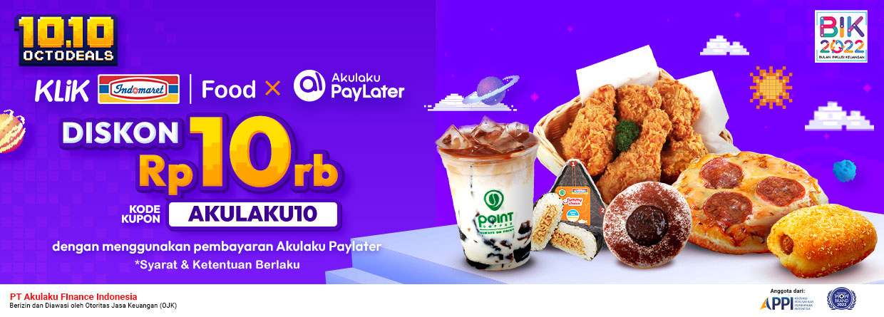 Promo Akulaku 10.10 | KlikIndomaret